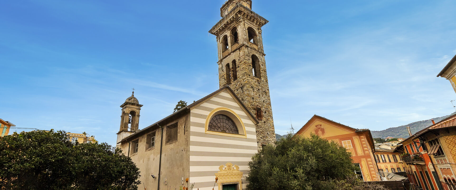 Civic Tower and Santo Stefano Church in Rapallo | Hello Rapallo